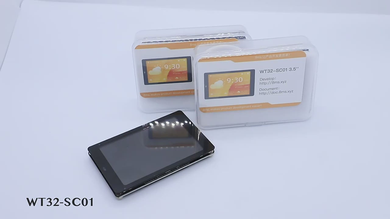 WT32-SC01 | ESP32 Display Module 16MB Flash 3.5 Inch LCD HMI Display T ...